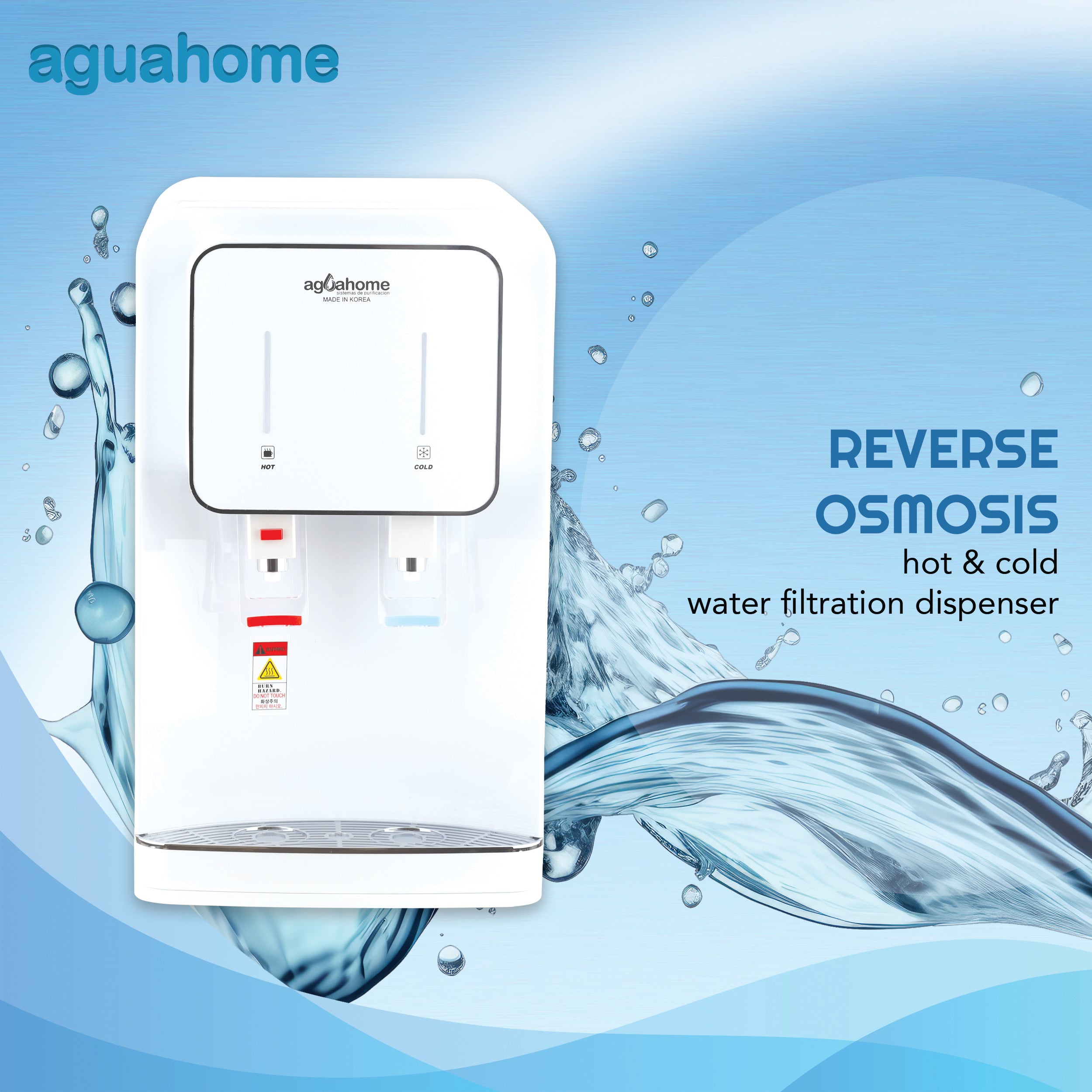 Reverse Osmosis Hot & Cold Water Purifier Dispenser – Aguahome